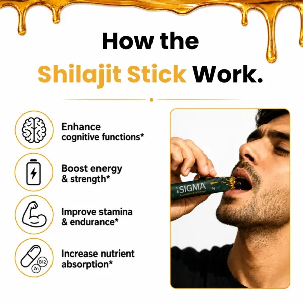 Shilajit Gold Honey Sticks - Sigma Guys